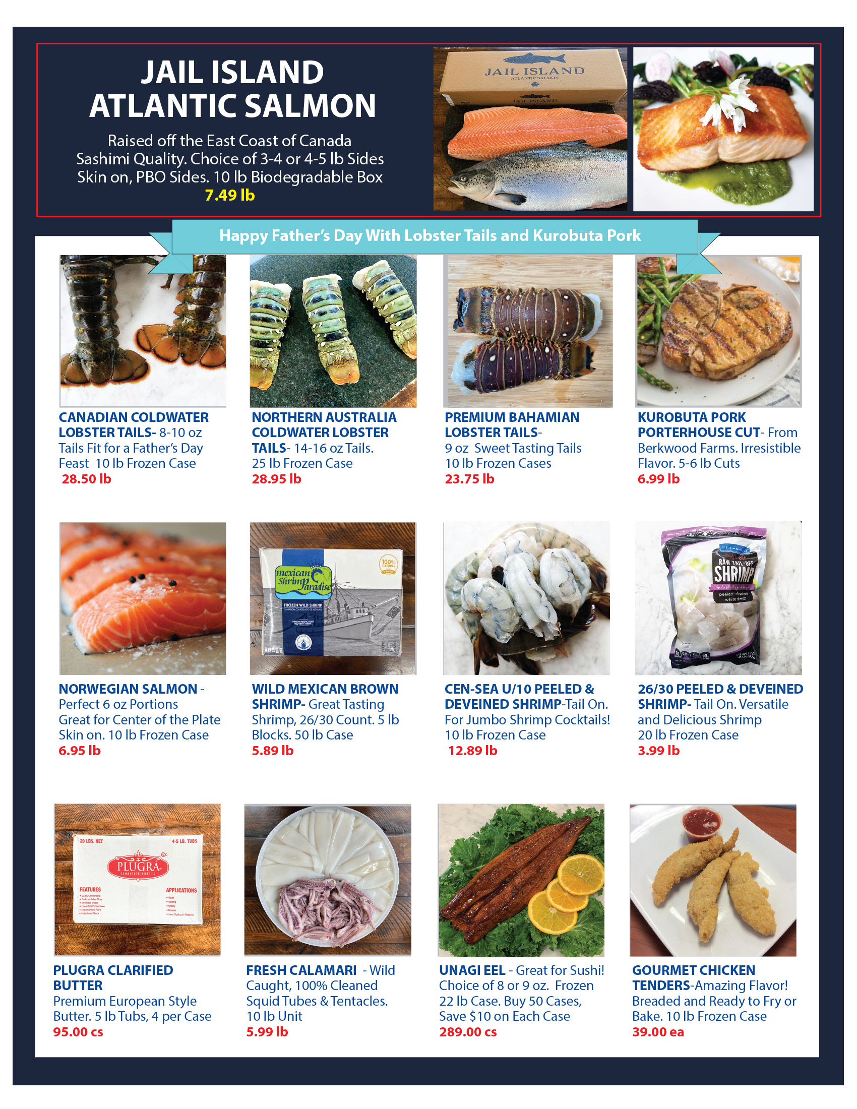 Monthly Specials | Samuels Seafood